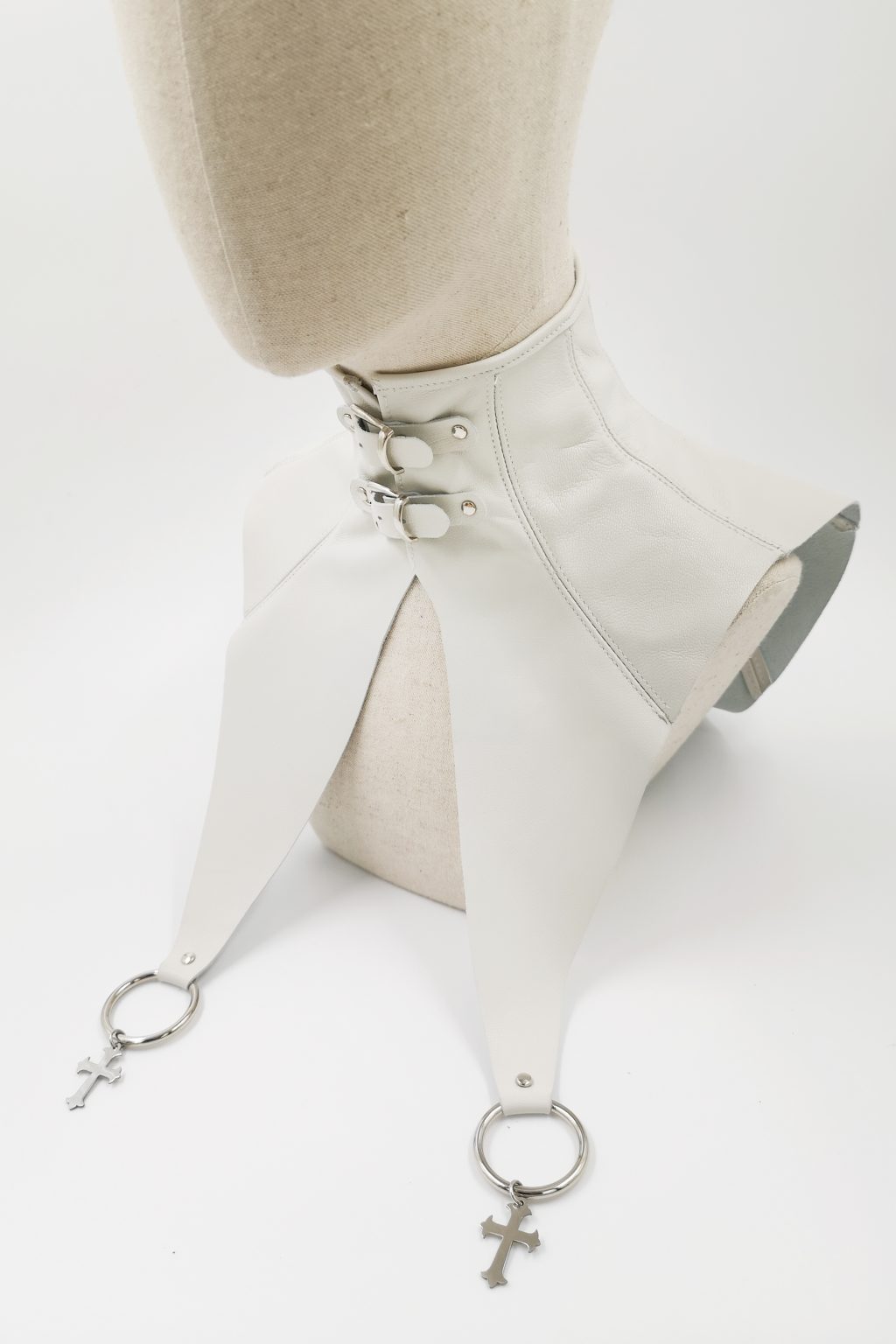 “Vampire Hunter” Leather Collar – Penumbra-Designs